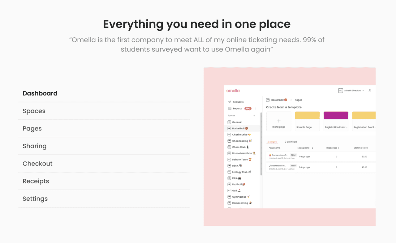 Omella | K12 Sports Tech